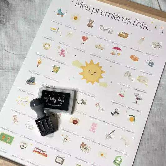 Affiches des exploits et premières fois de bébé – My Baby Days